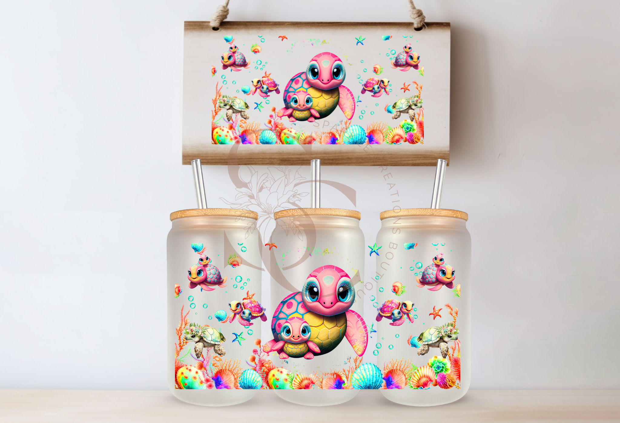 Turtle Tide cup – Sparkle Creations by Lily